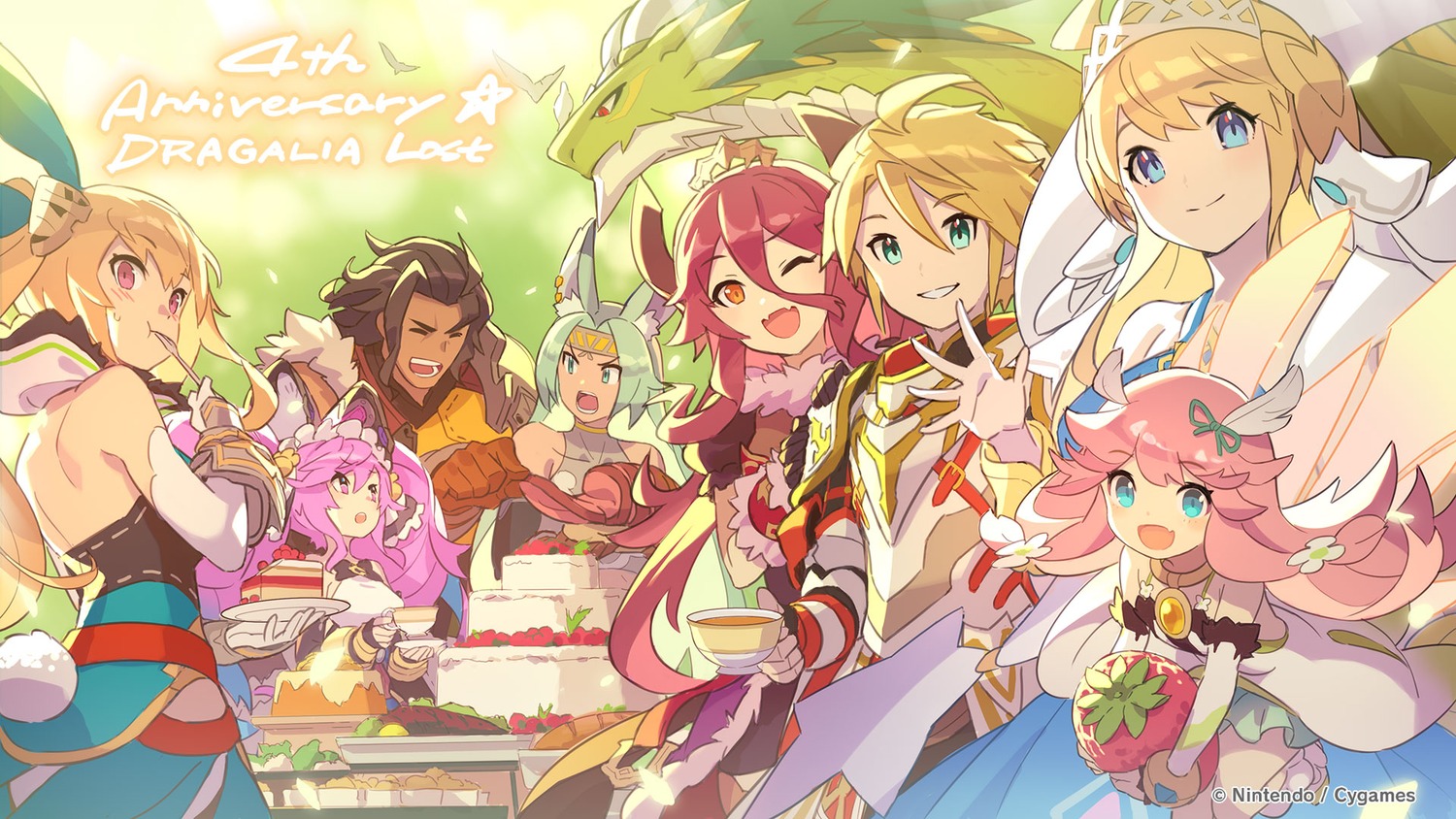 cygames nintendo dragalia lost cleo (dragalia lost) elisanne euden luca (dragalia lost ...